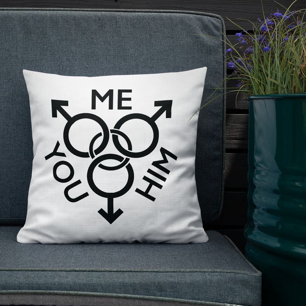 TRIAD THROW PILLOW – Two on 3rd